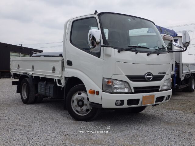 日野自動車 デュトロ 平ﾎﾞﾃﾞｨ B-3906 積載3t 軽油 MT 内地中古 荷台寸法長さ310cm幅160cm高さ37cm PS PW AC 3方開・2016(H28)年式・ホワイト ...