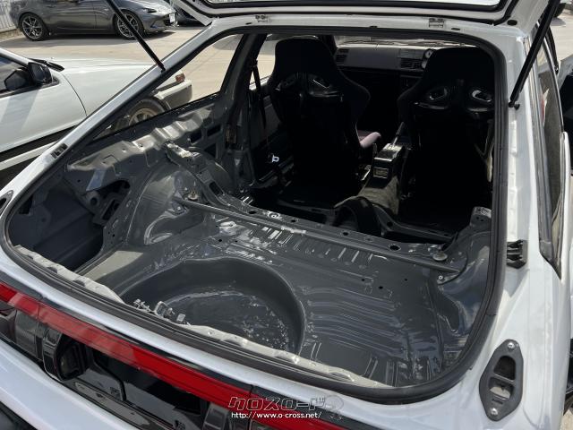 トヨタ スプリンタートレノ オーバーフェンダー ワタナベホイール・1984(S59)年式・白黒II・1600cc・株式会社 ドドンパ車店・走行 ...