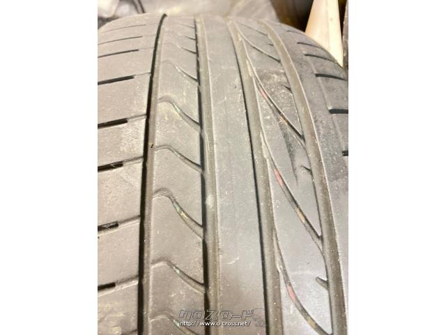 ホイール・タイヤ・18インチ・1.5万円・RIDE OVER・ 純正 クラウンHV ブラックメッキ 18インチ 225/45R18 4分山程 ...