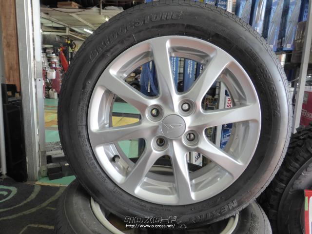 ホイール・タイヤ・ダイハツ純正・ご成約・タイヤショップ・ロータリーカデナ・ 純正 ホイール5.5J-14インチ PCD100 OF+45 4穴 ...