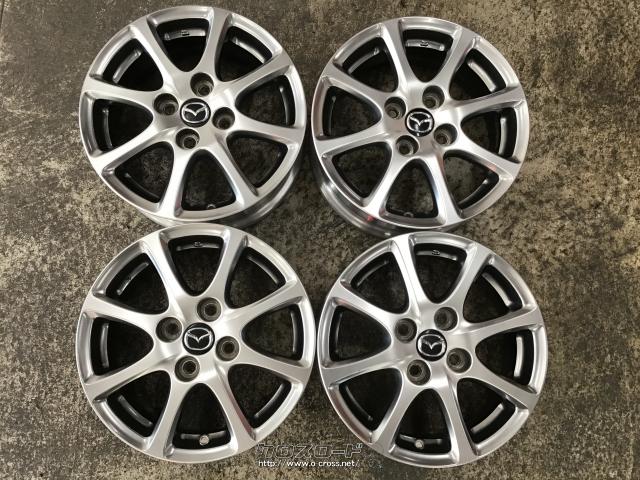 ホイール・14インチ中古デミオ純正アルミ4本Set J31・ご成約・ホイールガレージ西原店・ 中古品 ホイール:14×5.5J+40 ...