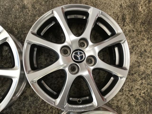 ホイール・14インチ中古デミオ純正アルミ4本Set J31・ご成約・ホイールガレージ西原店・ 中古品 ホイール:14×5.5J+40 ...